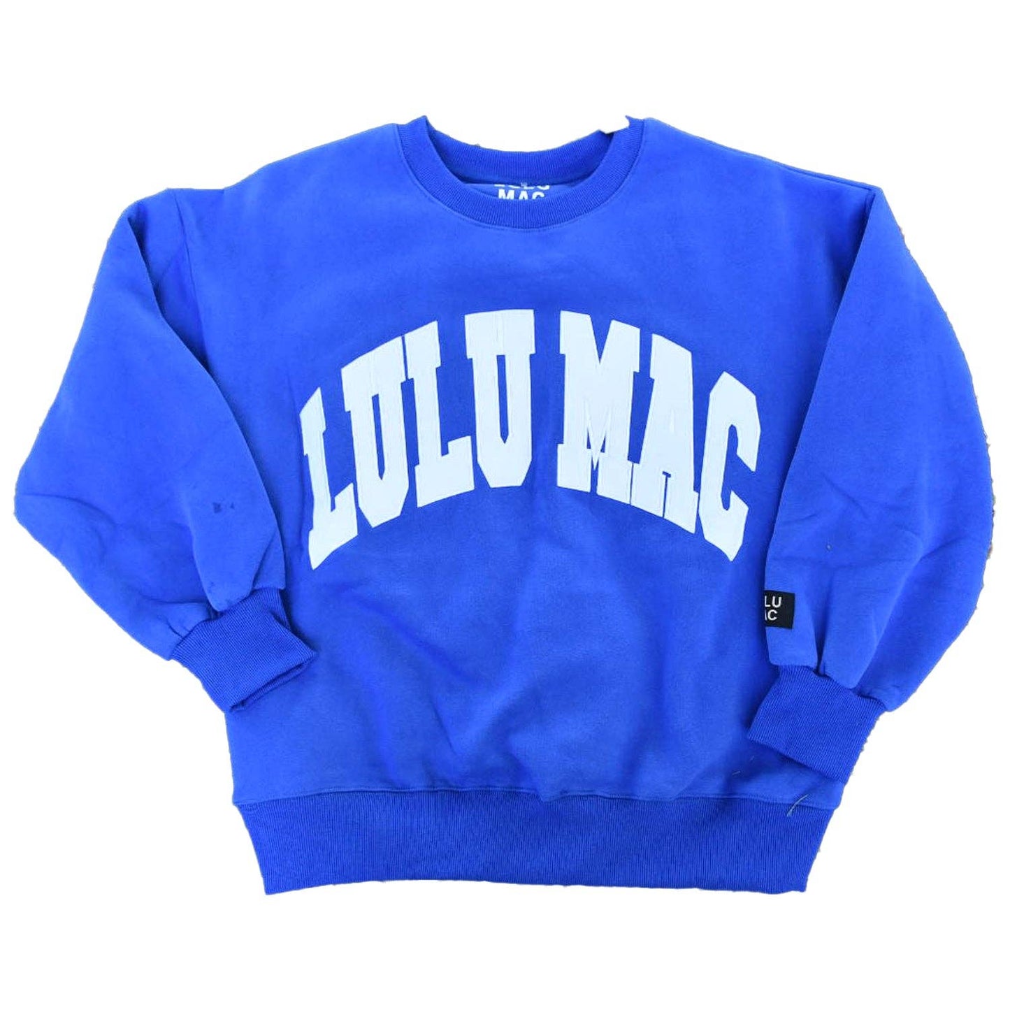 LULU MAC ROYAL BLUE & WHITE STITCH SWEATSHIRT – The Hippie Fish